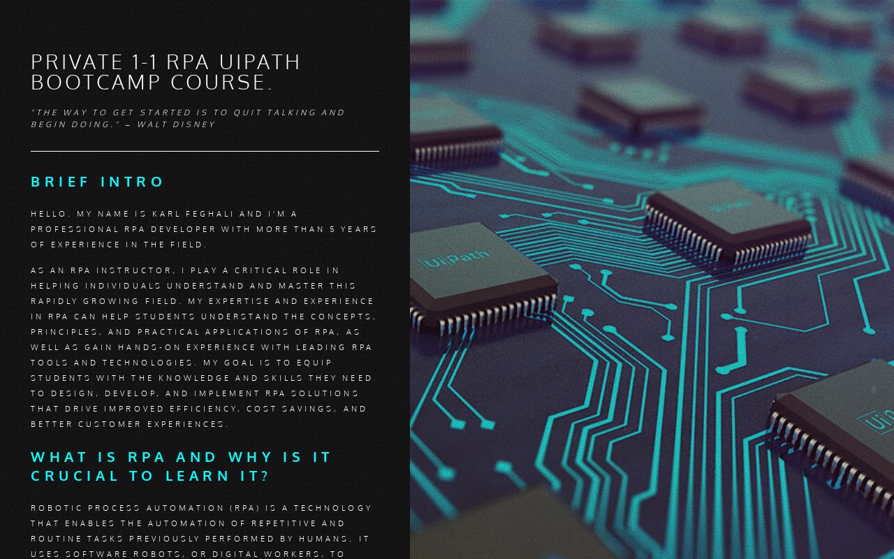 RPA Development Courses